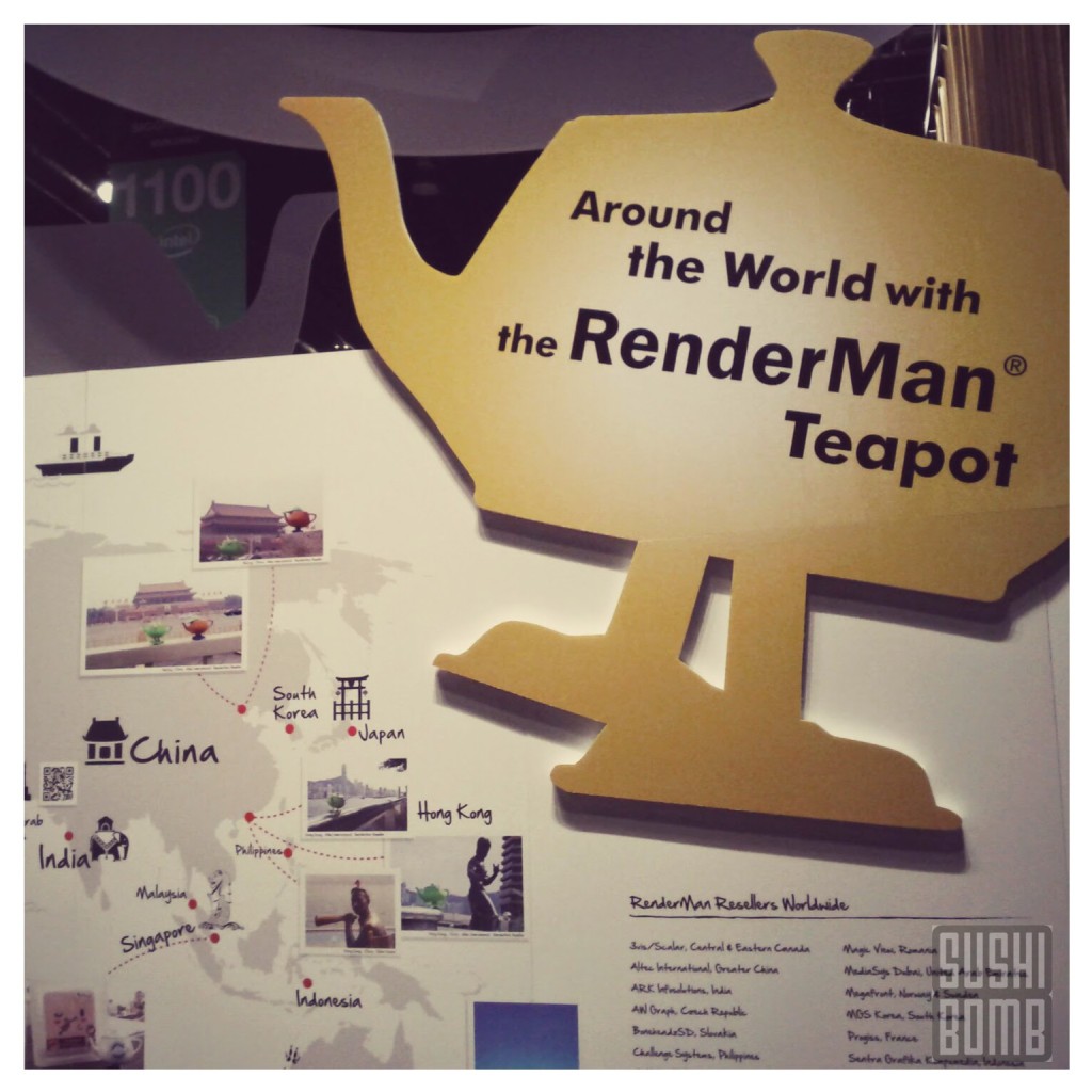 SIGGRAPH 2014 | PIXAR RENDERMAN WALKING TEAPOT COLLECTION – SUSHIBOMB